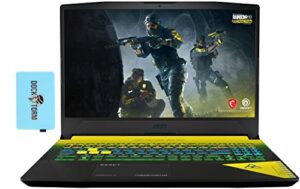 12th gen msi rainbow 6 special edition crosshair15 gaming laptop 15.6″ 165hz 2k qhd (intel i7-12700h 14-core, 16gb ddr4, 1tb ssd, rtx 3070 8gb, rgb backlit, wifi 6, bt 5.2, win11h) w/hub