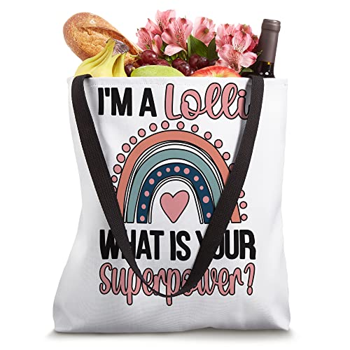 Lolli Superpower Lolli Grandmother Appreciation Tote Bag