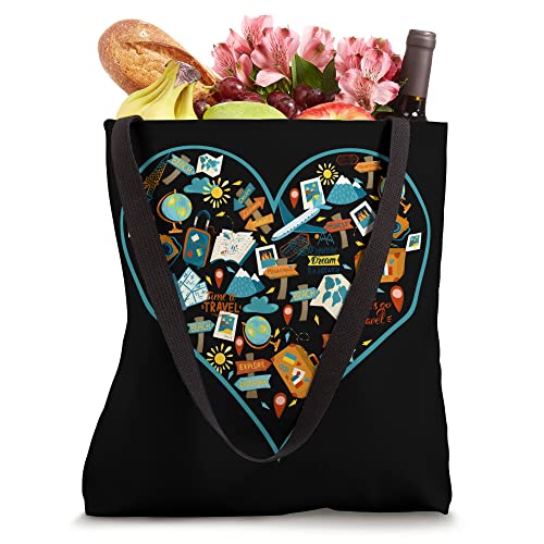 I love to Travel Tote Bag