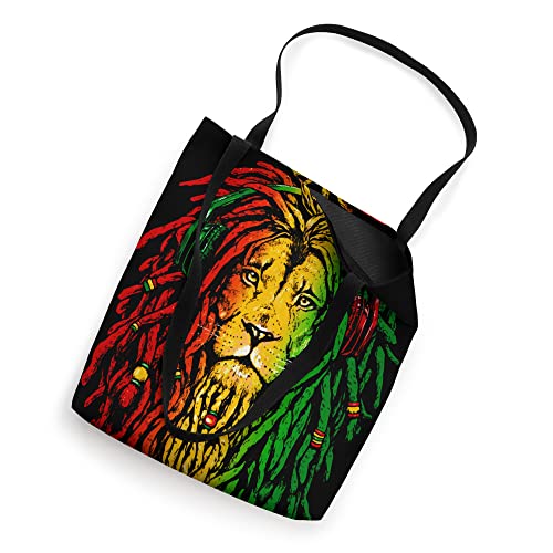 Reggae Rasta Lion Rastafarian Lion Reggae Music lovers Tote Bag