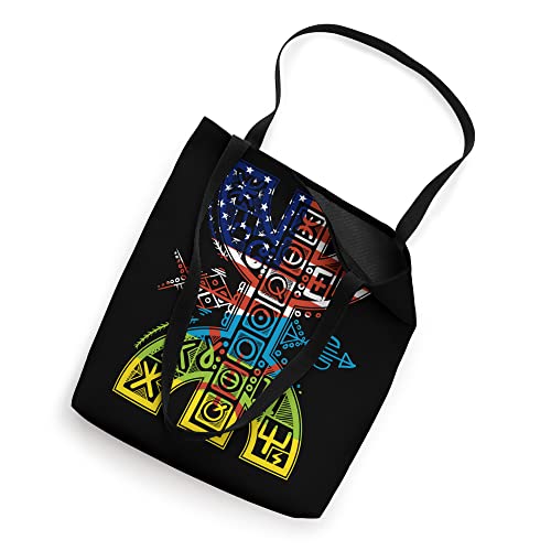 American Berber Flag With YAZ Amazigh Symbol Proud Tamazight Tote Bag