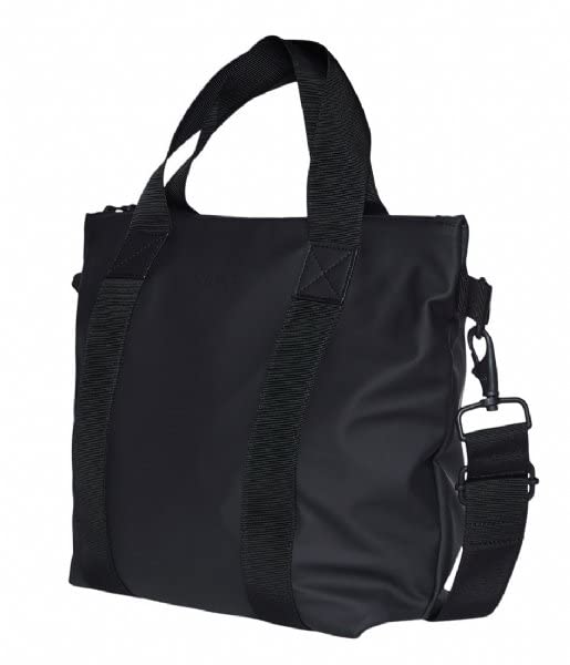 Rains Women's Mini Tote Bag, 01 Black (Black), One Size