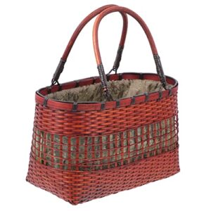 eringogo wicker basket woven baskets women woven bags summer beach large tote bag handmade woven shoulder crossbody handbag french basket bag organizer weaved basket woven baskets