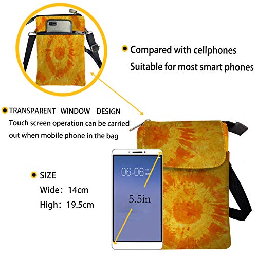 Wideasale Messenger Bag,Sunflower Dragonfly Canvas Shoulder Bag for Everyday Use,Unisex Animal Sling Satchel Crossbody Bag for Women Crossbody Purse Shoulder Bag