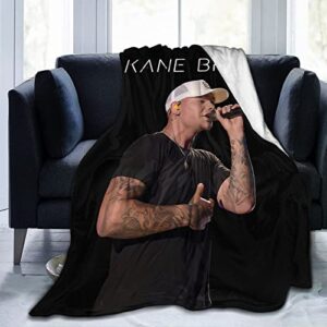 kane singer brown super soft micro fleece blanket home decoration warm flannel blanket 80″x60″