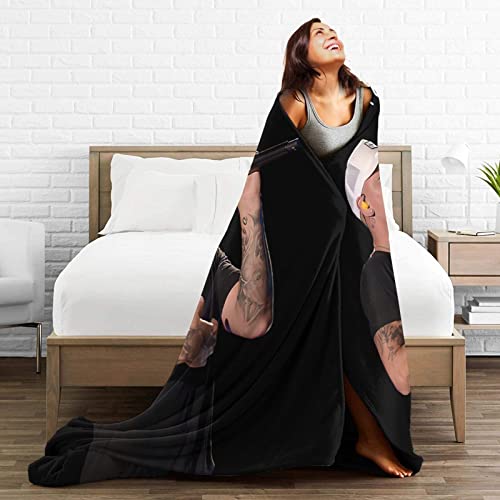 Kane Singer Brown Super Soft Micro Fleece Blanket Home Decoration Warm Flannel Blanket 80"x60"