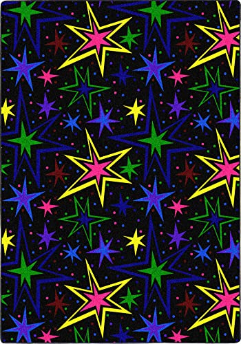 Joy Carpets Fluorescent Kapow 12' x 7'6" Area Rug