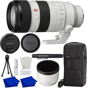 sony fe 70-200mm f2.8 gm oss ii (sel70200gm2) full-frame telephoto zoom g master lens bundle with multipurpose lens pens, starter kit | 70-200mm sony lens