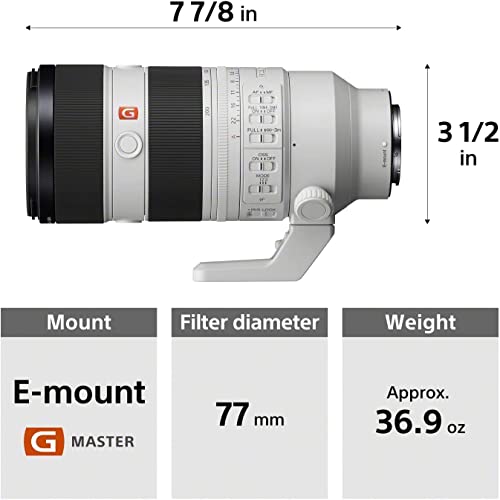 Sony FE 70-200mm F2.8 GM OSS II (SEL70200GM2) Full-Frame Telephoto Zoom G Master Lens Bundle with Multipurpose Lens Pens, Starter Kit | 70-200mm Sony Lens