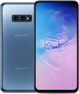 samsung galaxy s10e, 128gb, prism blue – unlocked (renewed)