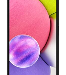 Samsung Galaxy A03s Cell Phone, AT&T GSM Unlocked Android Smartphone, 32GB, Long Lasting Battery, Expandable Storage, 3 Camera Lenses, Infinite Display - Black (Renewed)