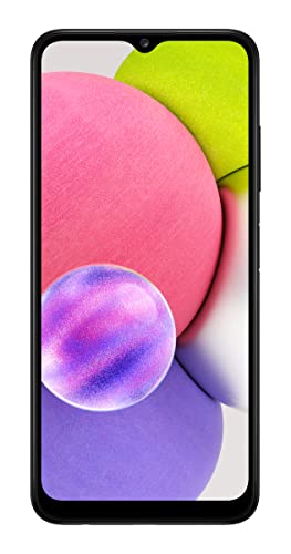 Samsung Galaxy A03s Cell Phone, AT&T GSM Unlocked Android Smartphone, 32GB, Long Lasting Battery, Expandable Storage, 3 Camera Lenses, Infinite Display - Black (Renewed)