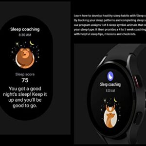 Samsung Electronics Galaxy Watch 4 Classic 46mm Smartwatch with ECG Monitor Tracker for Health Fitness Running Sleep Cycles GPS Fall Detection Bluetooth US Version, Black (Renewed)