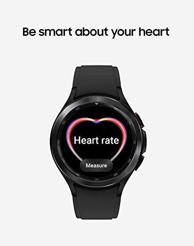 Samsung Electronics Galaxy Watch 4 Classic 46mm Smartwatch with ECG Monitor Tracker for Health Fitness Running Sleep Cycles GPS Fall Detection Bluetooth US Version, Black (Renewed)