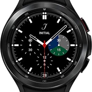 Samsung Electronics Galaxy Watch 4 Classic 46mm Smartwatch with ECG Monitor Tracker for Health Fitness Running Sleep Cycles GPS Fall Detection Bluetooth US Version, Black (Renewed)