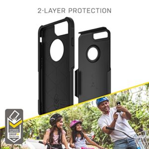 OtterBox COMMUTER SERIES Case for IPhone 8 PLUS & IPhone 7 PLUS (ONLY) - Retail Packaging - BLACK