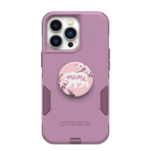 Bundle: OtterBox COMMUTER SERIES for iPhone 13 PRO - (MAVEN WAY) + PopSockets PopGrip - (MAMA BEAR)