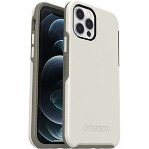 otterbox symmetry series+ case with magsafe for iphone 12 & iphone 12 pro (only) – non-retail packaging – spring snow beige