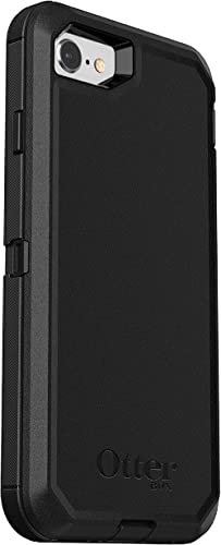 OtterBox Defender Series Case for iPhone SE 3rd Gen (2022), iPhone SE 2nd (2020), iPhone 8, iPhone 7 (Not Plus) - Case Only - Non-Retail Packaging - Black