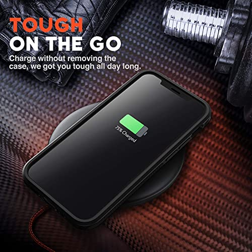 NTG 【𝟮𝟬𝟮𝟮 𝗡𝗲𝘄】 [1st Generation] Designed for iPhone 11 Case, Heavy-Duty Tough Rugged Lightweight Slim Shockproof Protective Case for iPhone 11 6.1 Inch, Black