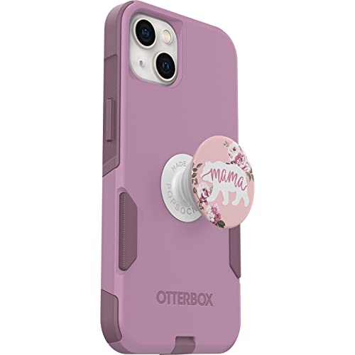 Bundle: OtterBox COMMUTER SERIES for iPhone 13 - (MAVEN WAY) + PopSockets PopGrip - (MAMA BEAR)