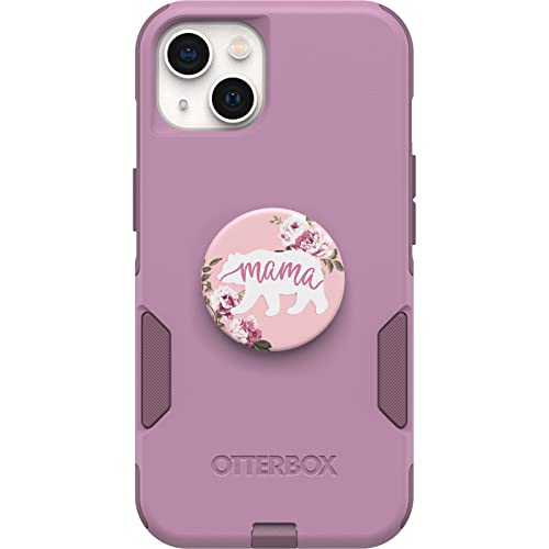 Bundle: OtterBox COMMUTER SERIES for iPhone 13 - (MAVEN WAY) + PopSockets PopGrip - (MAMA BEAR)