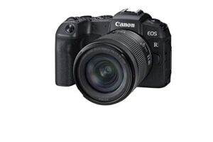 canon eos rp full-frame mirrorless interchangeable lens camera + rf24-105mm lens f4-7.1 is stm lens kit- compact and lightweight for traveling and vlogging, black (3380c132)