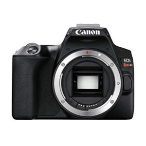 CANON EOS Rebel SL3 DSLR Camera, Built-in Wi-Fi, Dual Pixel CMOS AF and 3.0 inch Vari-Angle Touch Screen, Body, Black