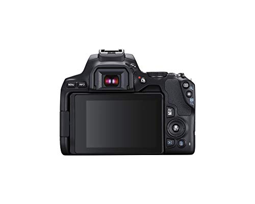 CANON EOS Rebel SL3 DSLR Camera, Built-in Wi-Fi, Dual Pixel CMOS AF and 3.0 inch Vari-Angle Touch Screen, Body, Black