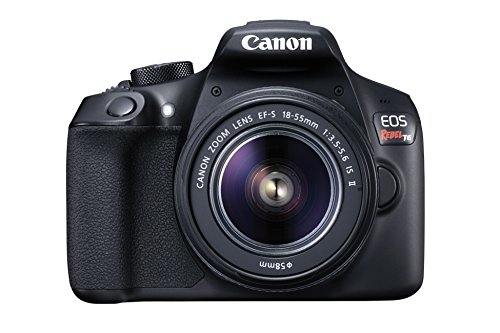 Canon EOS Rebel T6 Digital SLR Camera Kit with EF-S 18-55mm f/3.5-5.6 is II Lens (Black)