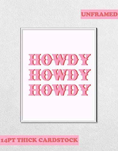 MINI ZOZI Preppy Room Decor Pink Posters 8"X10" UNFRAMED Aesthetic Trendy Stuff for Girls Dorms Room Wall Decoration Baddie Hot Paintings for Teens Cute Smiley Face xoxo Cheetah Howdy Bolt Pop Things