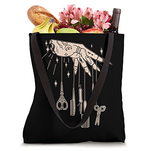 Hairstylist Tattooed Hairdresser Work Hair Salon Tote Bag