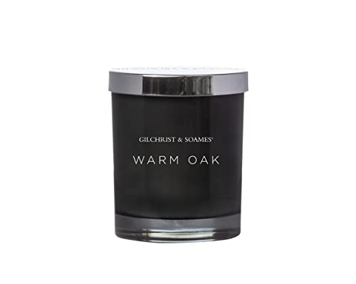 Gilchrist & Soames Warm Oak Luxury Candle (8oz), Grapefruit, Spice, and Cedar Wood - USA Poured, Coconut Oil and Soy Wax Blend, Cotton Wick