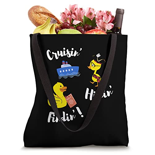 Cruising Hiding Finding Rubber Ducks Passport Scavanger Hunt Tote Bag