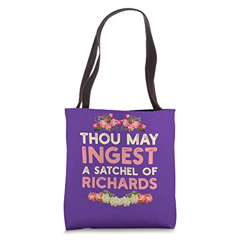 Vintage thou may ingest a satchel of Richards Tote Bag