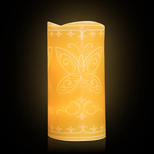 State & Water Miracle Encanto Inspired LED Candle, Real Wax Exterior, 6" Tall, Batteries Included