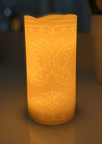 State & Water Miracle Encanto Inspired LED Candle, Real Wax Exterior, 6" Tall, Batteries Included