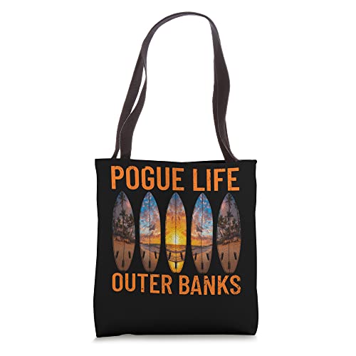 Pogue Life Outer Banks Beach Sunset Surfing Pogue Life Tote Bag