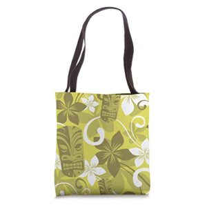 Tiki Luau Tote Bag