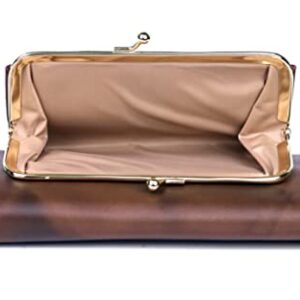 Julia Buxton Heiress Organizer® Clutch Mahogany