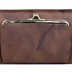 Julia Buxton Heiress Organizer® Clutch Mahogany