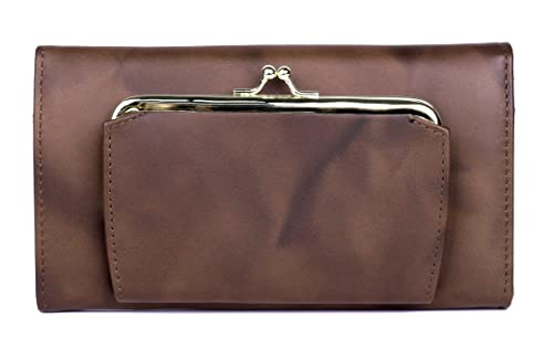 Julia Buxton Heiress Organizer® Clutch Mahogany