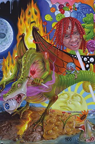 Trends International Trippie Redd - Trip at Knight Album Cover Wall Poster, 22.375" x 34", Unframed Version