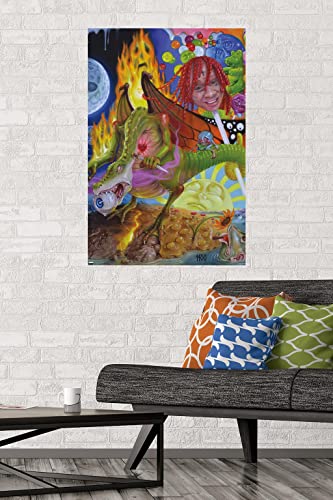 Trends International Trippie Redd - Trip at Knight Album Cover Wall Poster, 22.375" x 34", Unframed Version