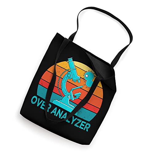 Over Analyzer MicroscoPIC Level Microbiology Researcher Tote Bag