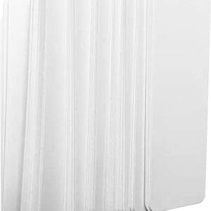 ITZAMNA White Blank Bookmarks with Hole for DIY Kids Craft School Teacher Supply Pack of 100