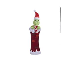 kurt adler dr. seuss the grinch plush bookmark