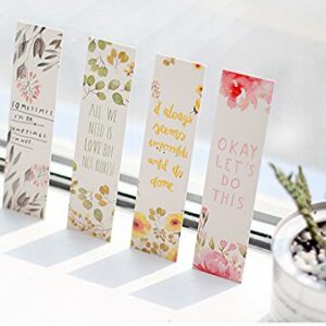 Beautiful Flower Bookmarks for Women Kids Girls Teens Children,30PCs