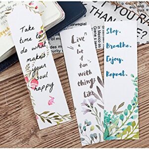 Beautiful Flower Bookmarks for Women Kids Girls Teens Children,30PCs