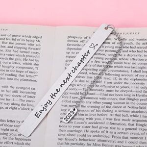 2023 Graduation Bookmark Gifts for Women Men Inspirational Bookmark for Friend Boy Girl Birthday Teacher Day Present for Her Him Retirement Promotion Leaving Christmas Gift for Boss Coworker